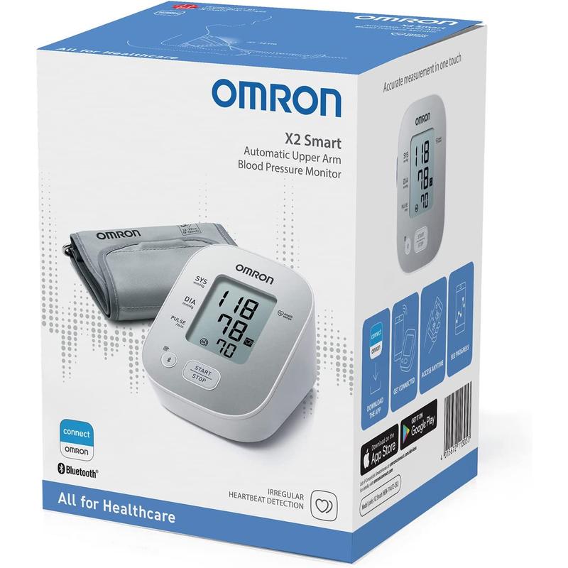 Omron M2 Smart Intelli IT felkaros okos vérnyomásmérő - Fehér/Ezüst (HEM-7143T1-EBK)